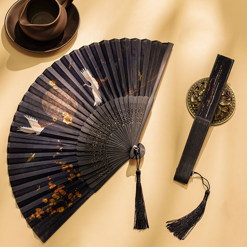 Folding Fan 【Crane】 | Zen Breaker