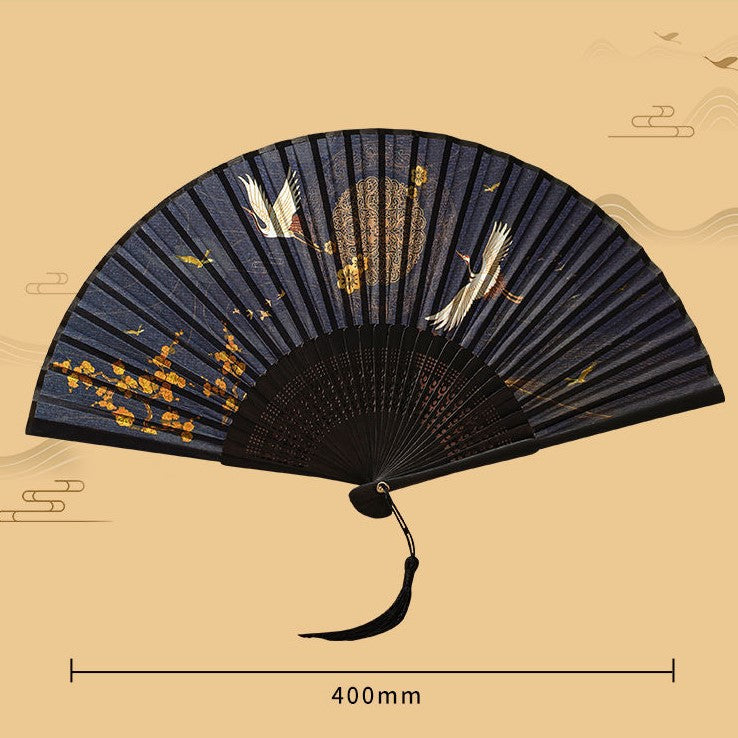 Folding Fan 【Crane】 | Zen Breaker