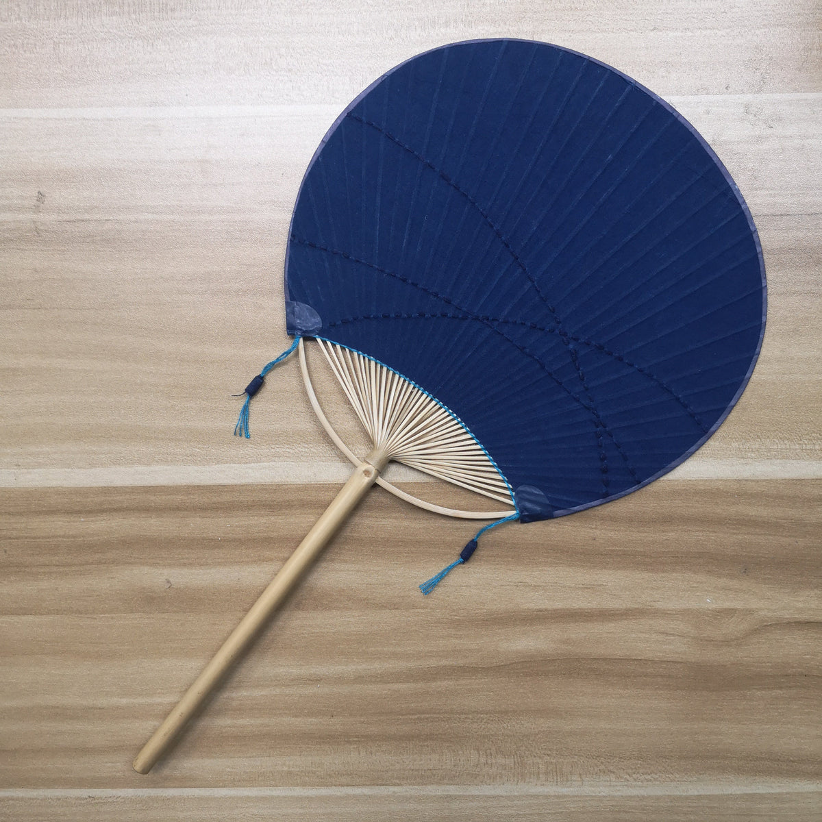 Indigo Paddle Hand Fan 【Dragonfly】 | Zen Breaker